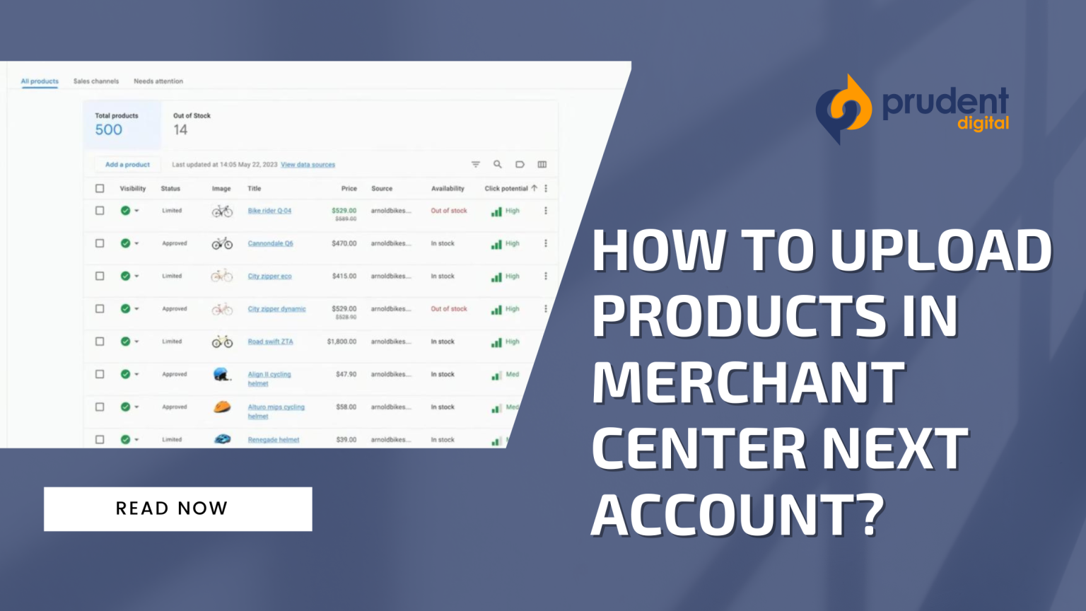 How To Upload Products In Merchant Center Next Account? | Prudent ...